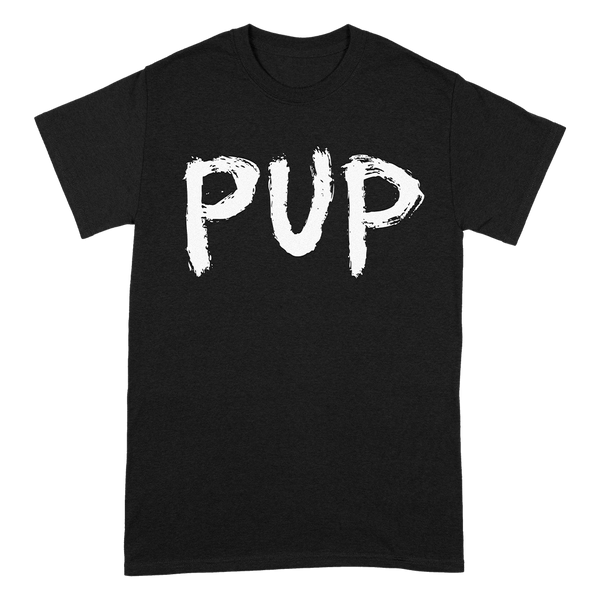 PUP PUP Logo T-Shirt - Black/White - PUP The Band Official Store